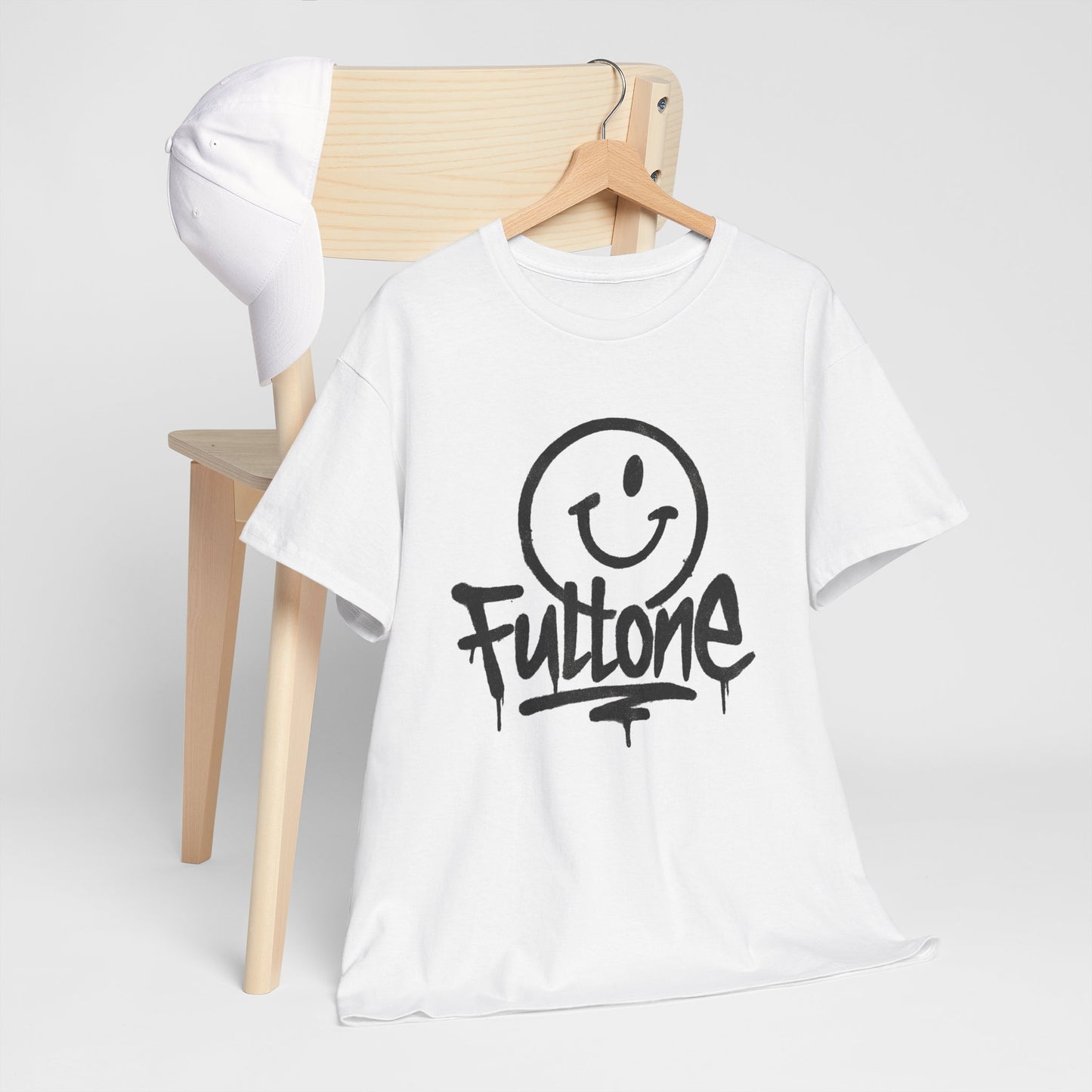 T-Shirt — "Fullone" Smiley Graffiti Logo – FULLONE DESIGNS